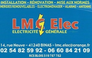 LMC Elec, électricien à Binas (41240)